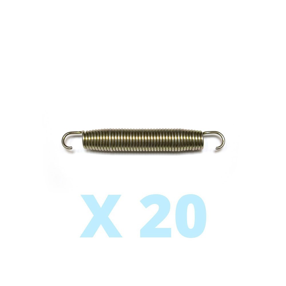 Set von 20 x 136 mm Feder für Trampoline